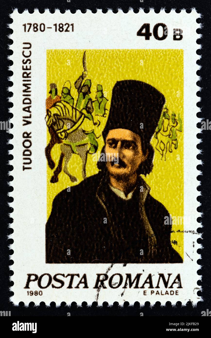 ROMANIA - CIRCA 1980: A stamp printed in Romania shows revolutionary ...