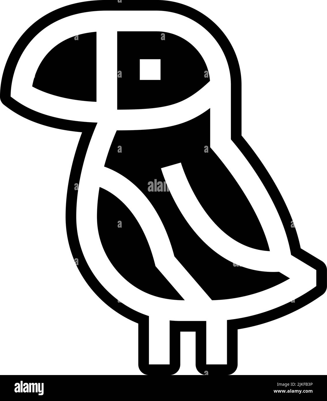 puffin icon black vector illustration Stock Vector Image & Art - Alamy