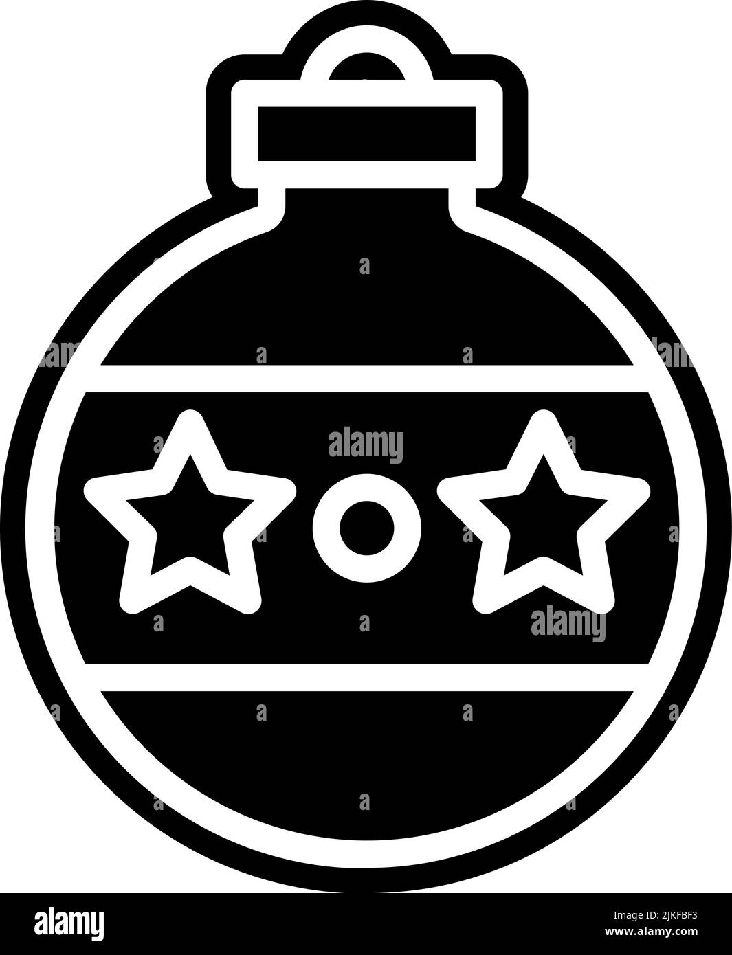 christmas icon black vector illustration Stock Vector Image & Art - Alamy