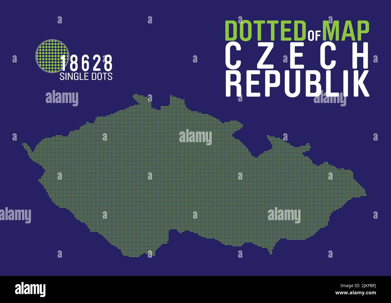 Czech republic map vector hi-res stock photography and images - Alamy