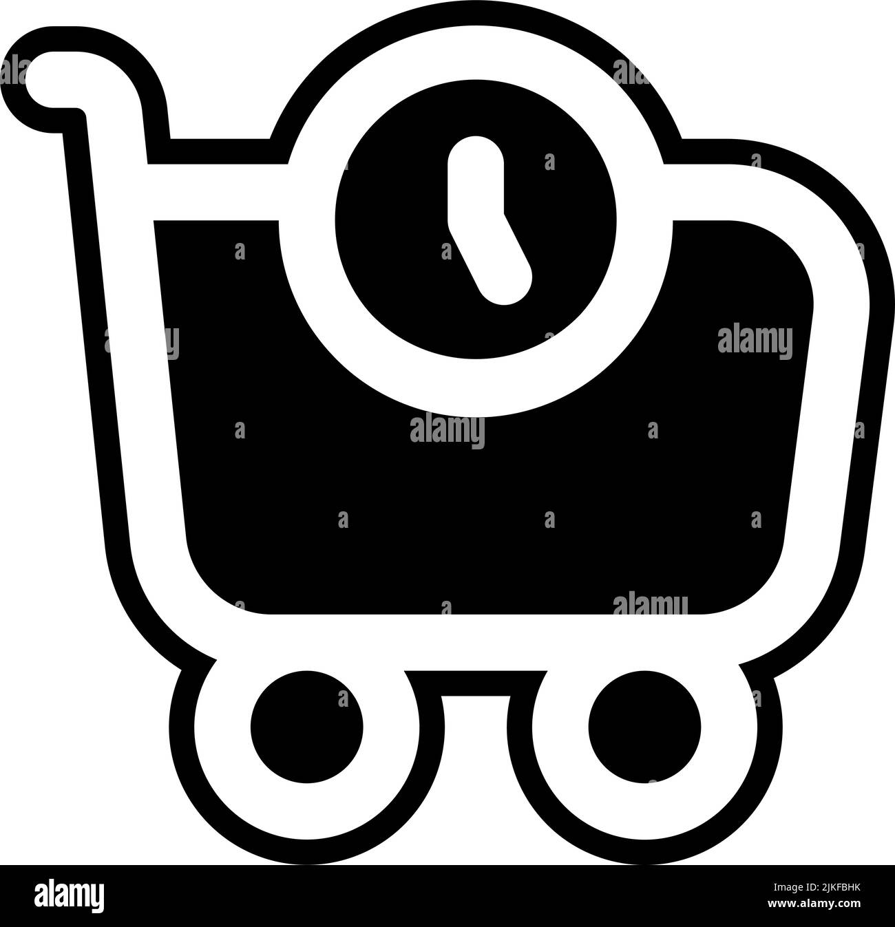 hours icon black vector illustration Stock Vector Image & Art - Alamy