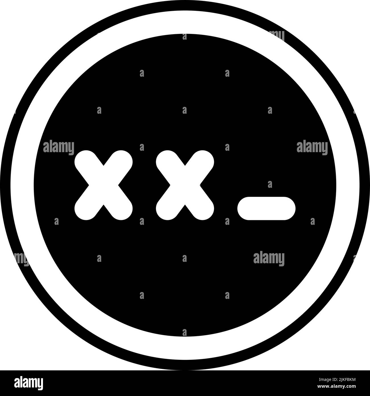 password icon black vector illustration Stock Vector Image & Art - Alamy