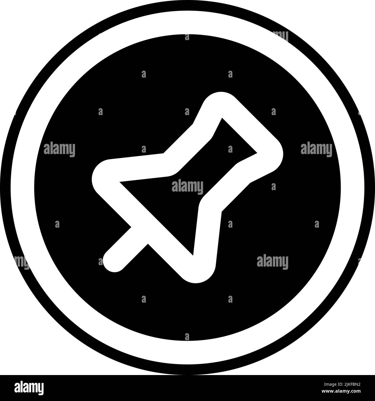 pins icon black vector illustration Stock Vector Image & Art - Alamy