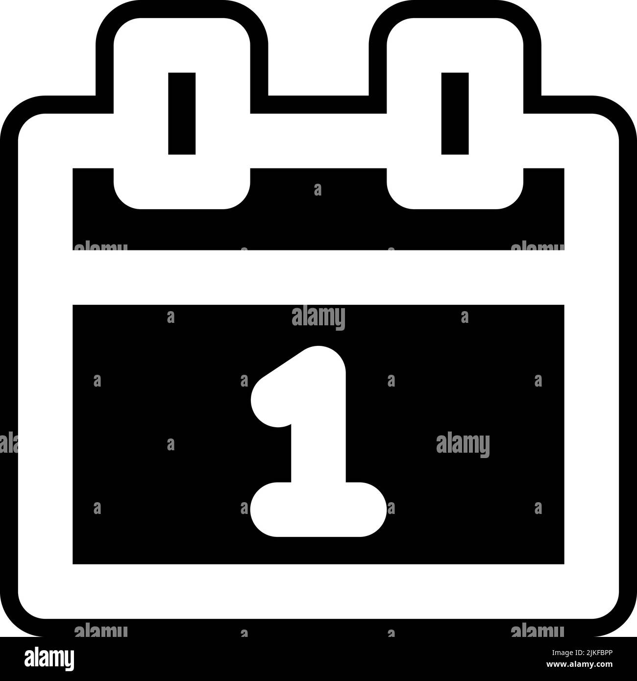 date icon black vector illustration Stock Vector Image & Art - Alamy