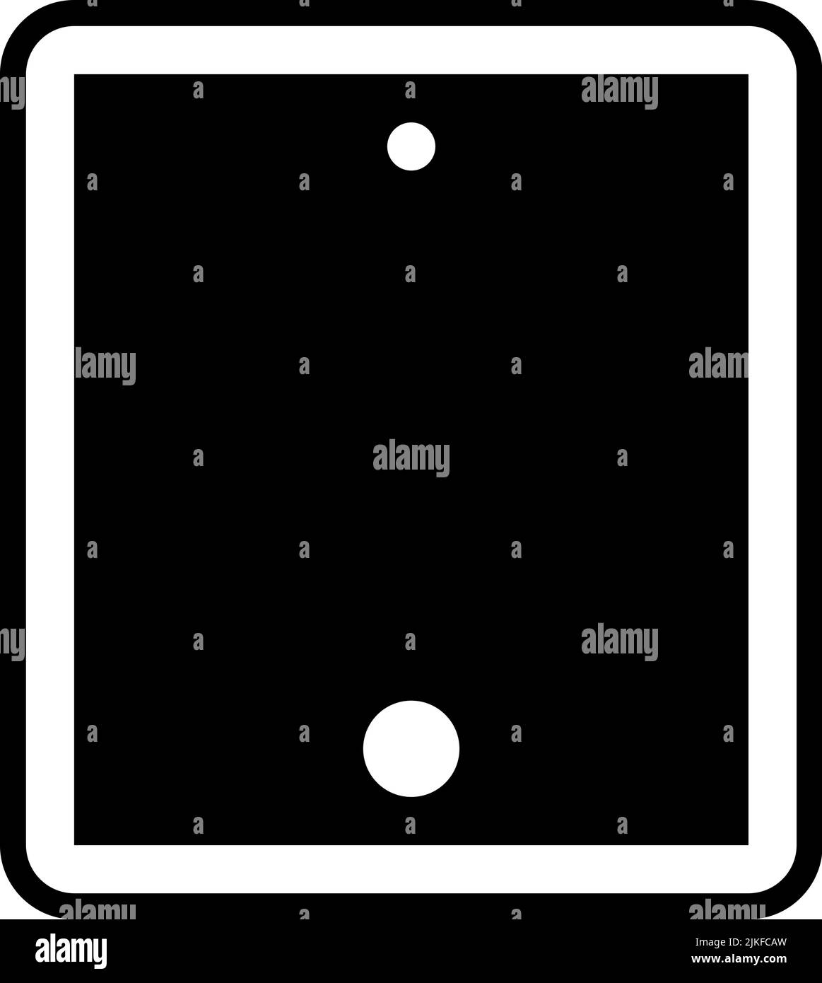 tablet icon black vector illustration Stock Vector Image & Art - Alamy