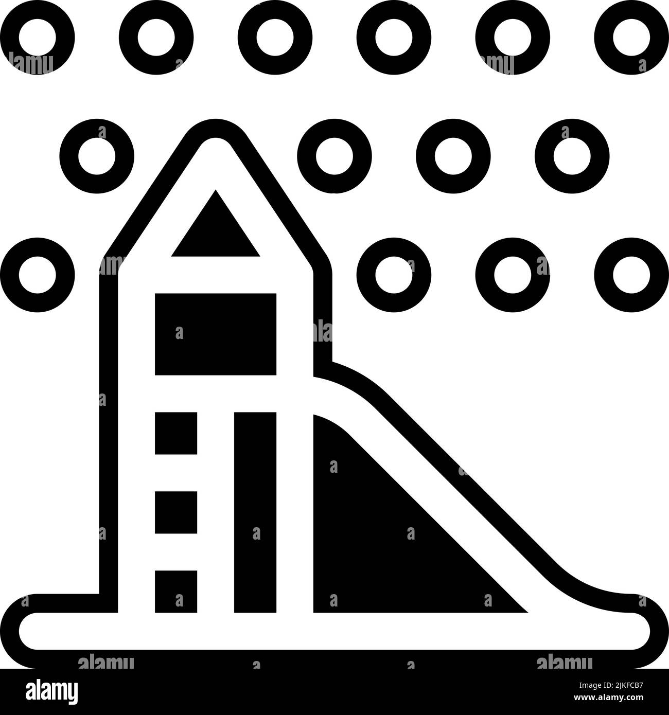 slide icon black vector illustration Stock Vector Image & Art - Alamy