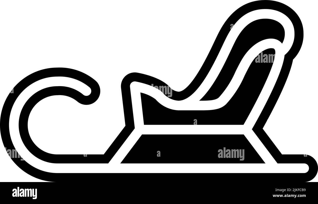 christmas icon black vector illustration Stock Vector Image & Art - Alamy