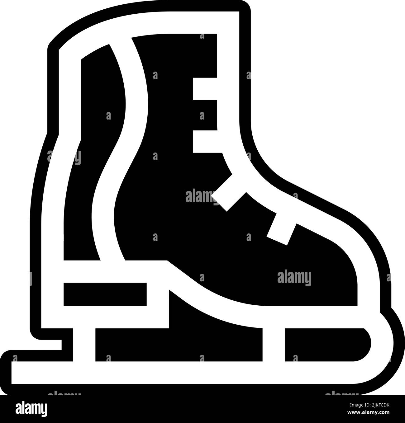 ice skating icon black vector illustration Stock Vector Image & Art - Alamy