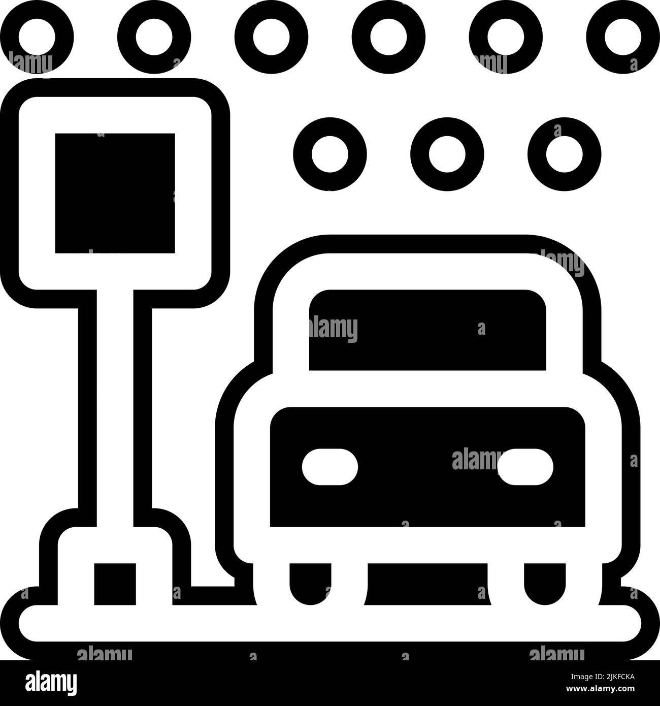 Bike parking location icon Stock Vector Images - Alamy