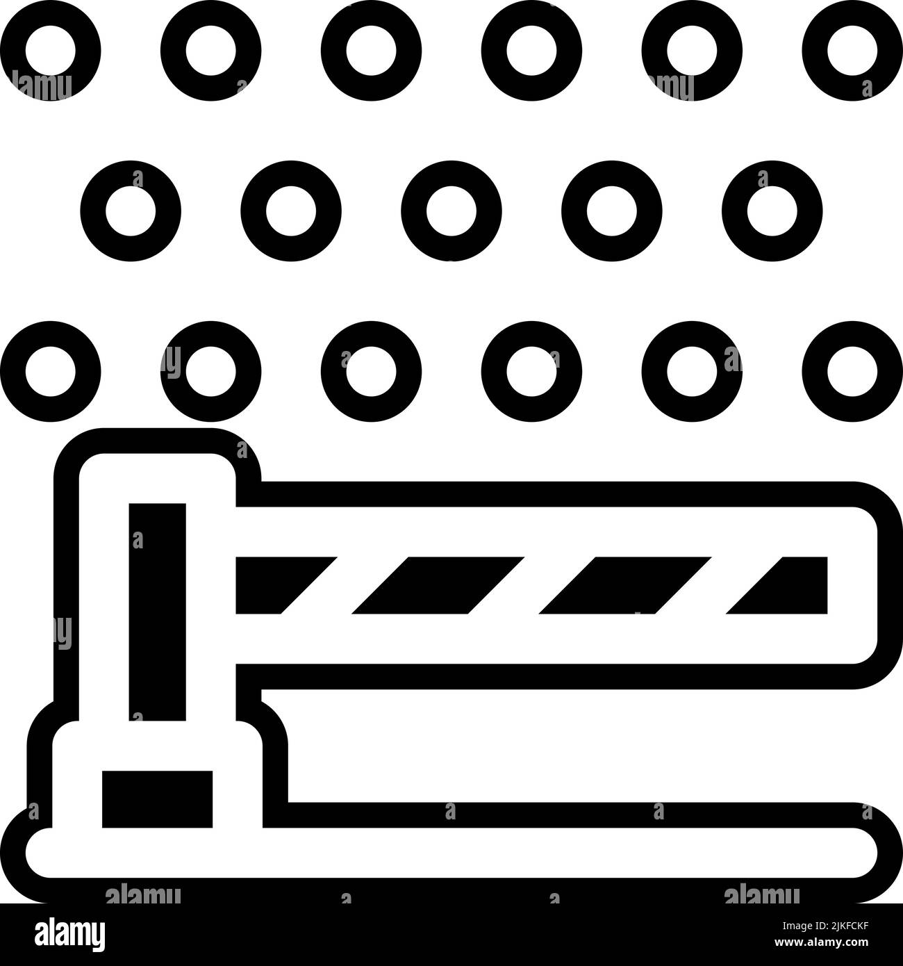 barrier icon black vector illustration Stock Vector Image & Art - Alamy