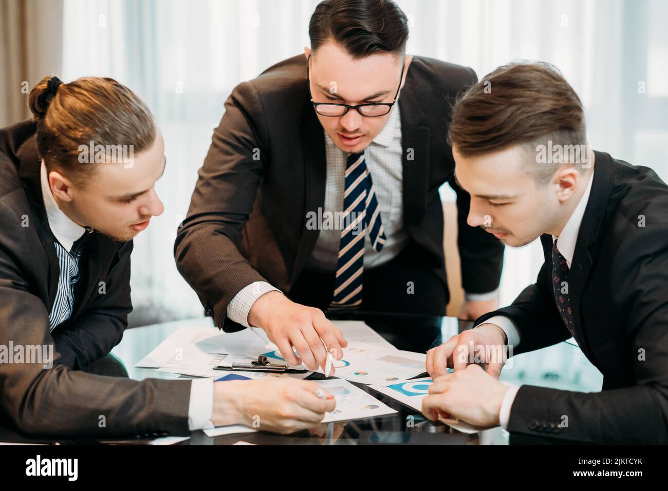 Business professional review papers hi-res stock photography and images ...