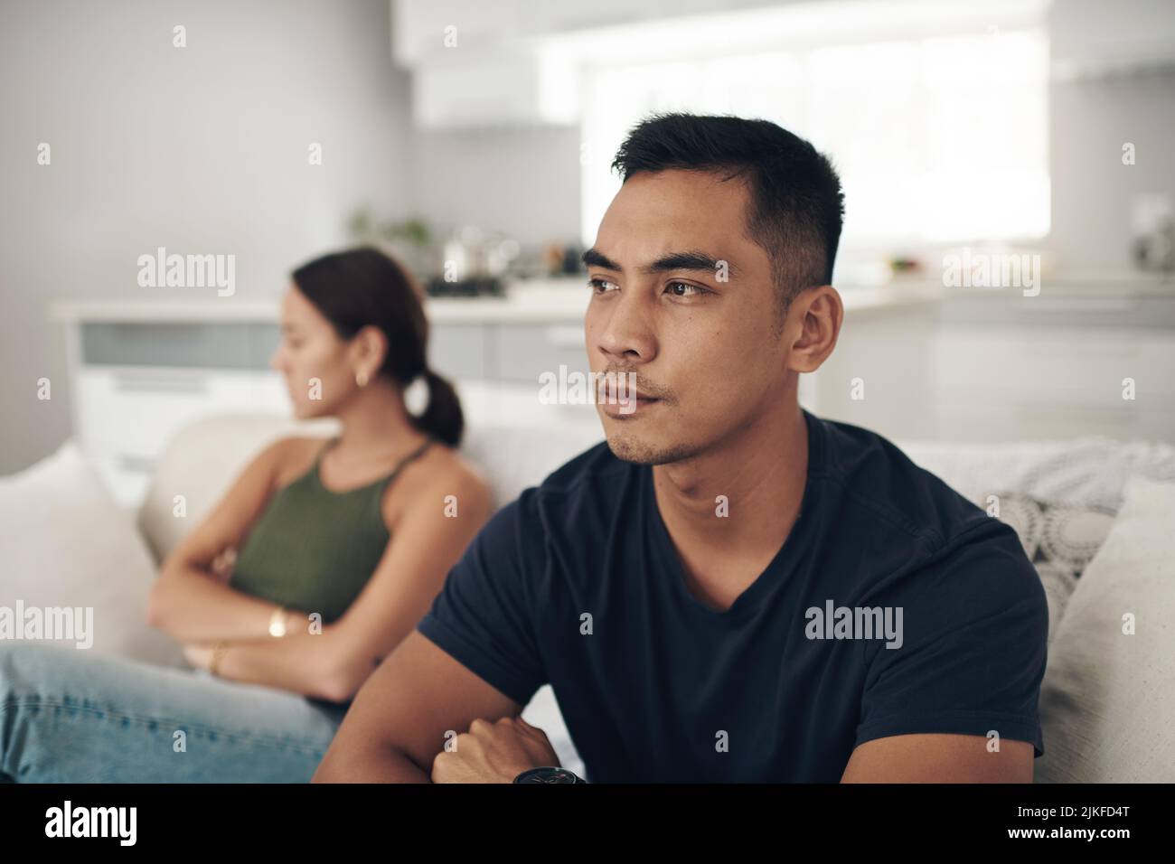 How can I save my relationship. a young man looking upset after an ...