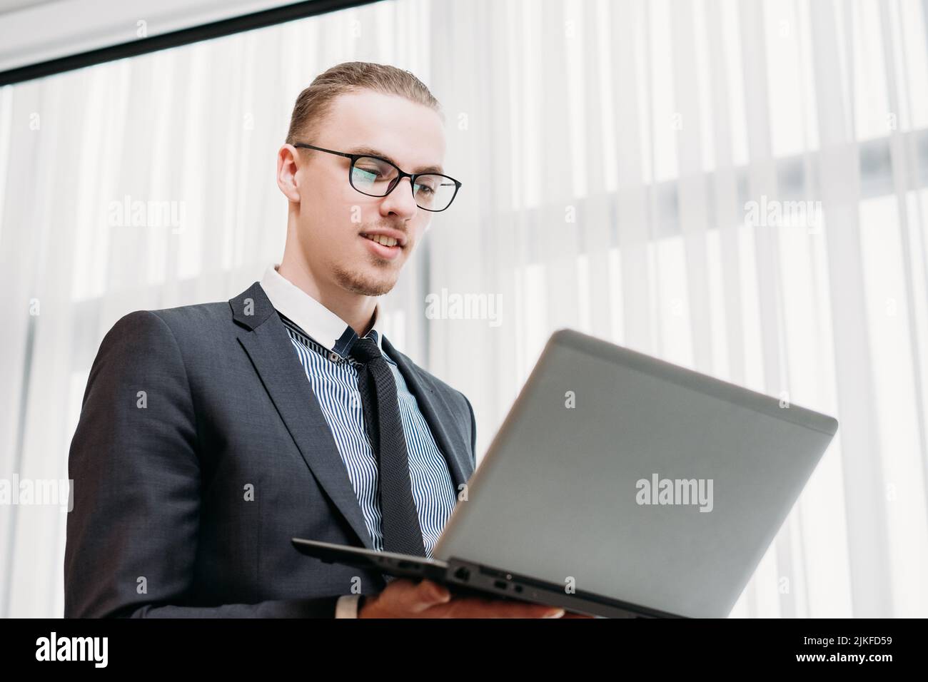 business analyst work corporate manager office Stock Photo - Alamy