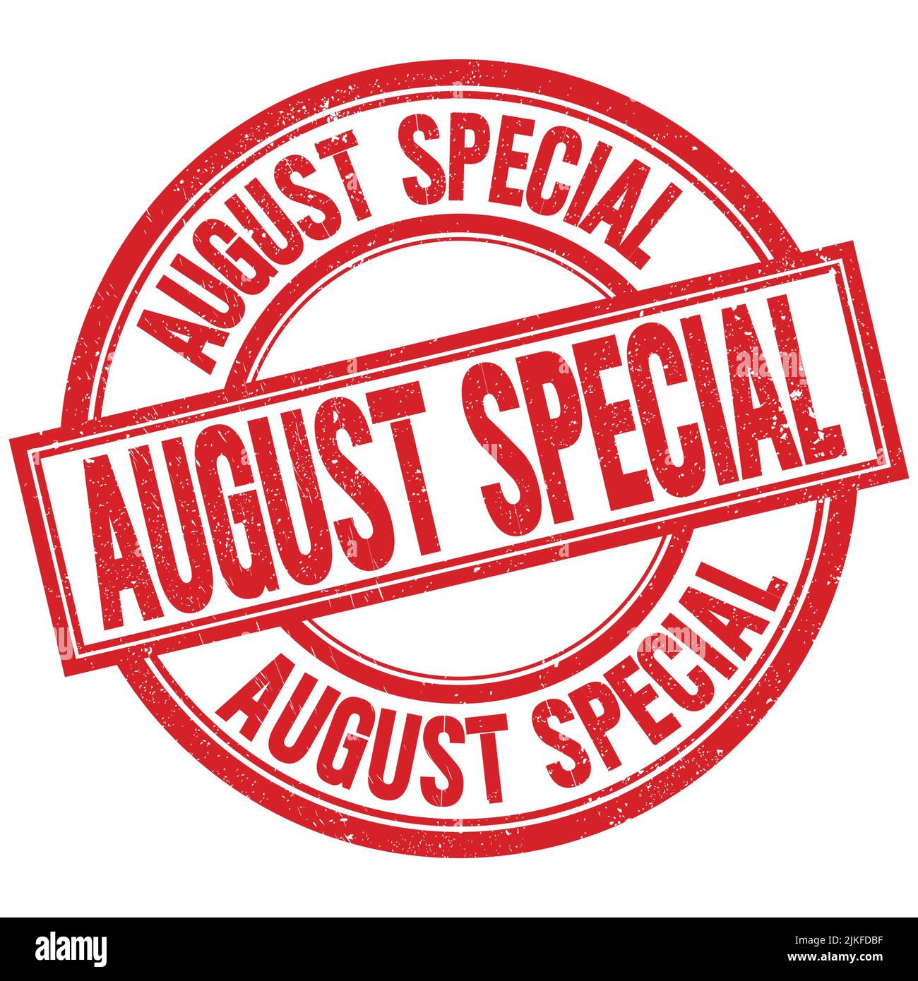 AUGUST SPECIAL text written word on red round stamp sign Stock Photo ...