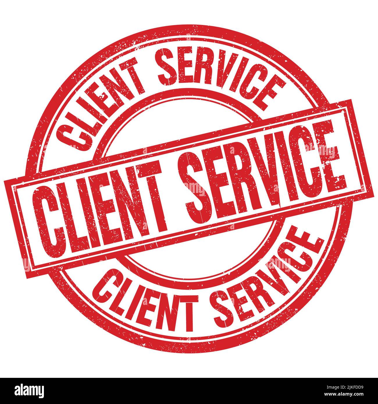 CLIENT SERVICE text written word on red round stamp sign Stock Photo ...