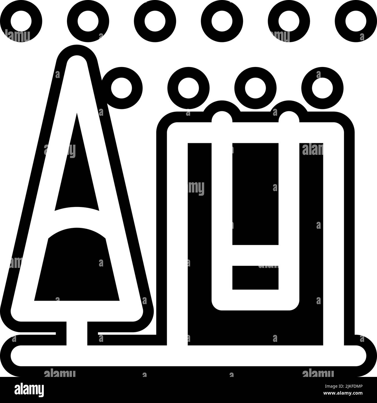 swing icon black vector illustration Stock Vector Image & Art - Alamy