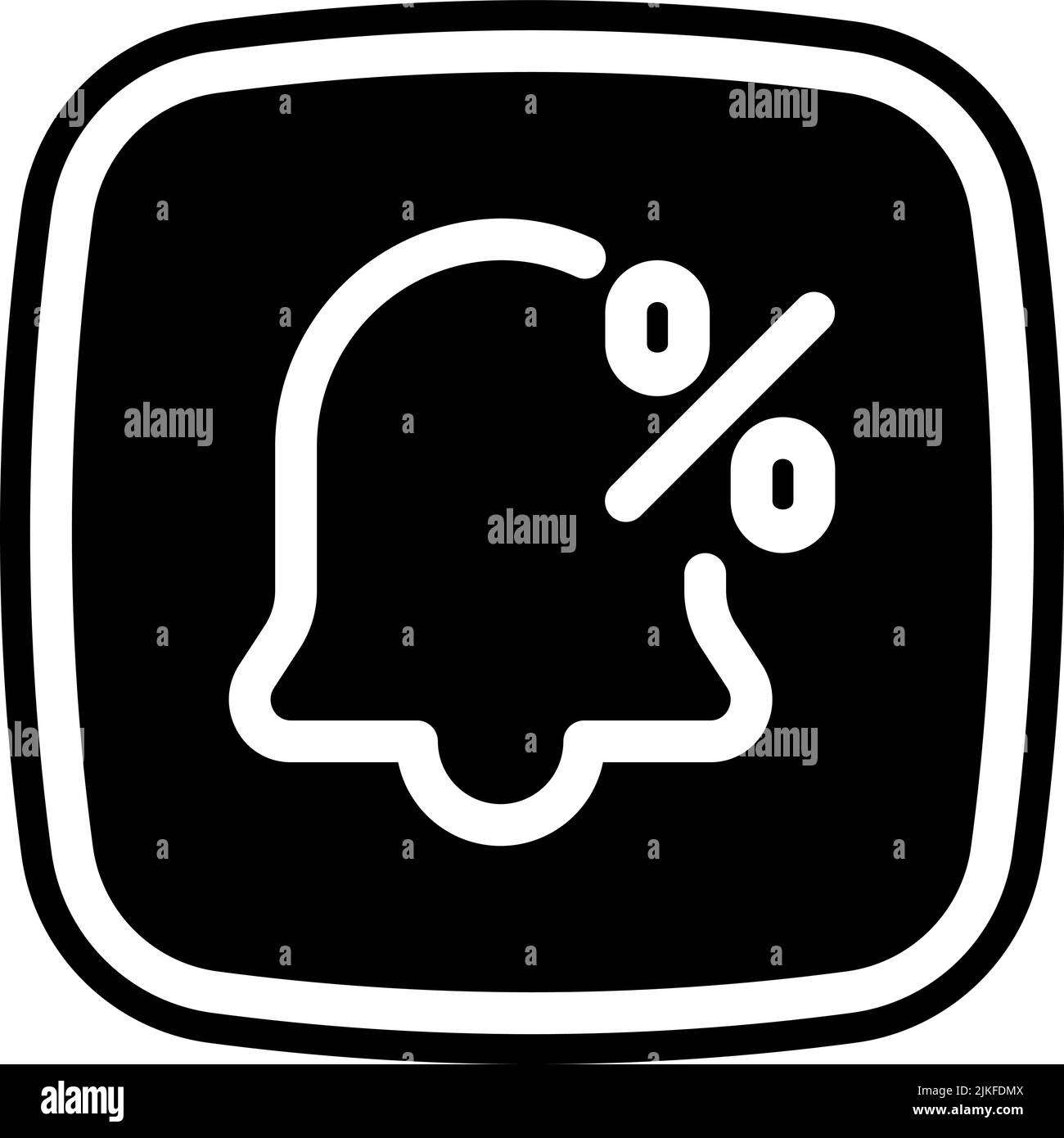 notification bell icon black vector illustration Stock Vector Image ...