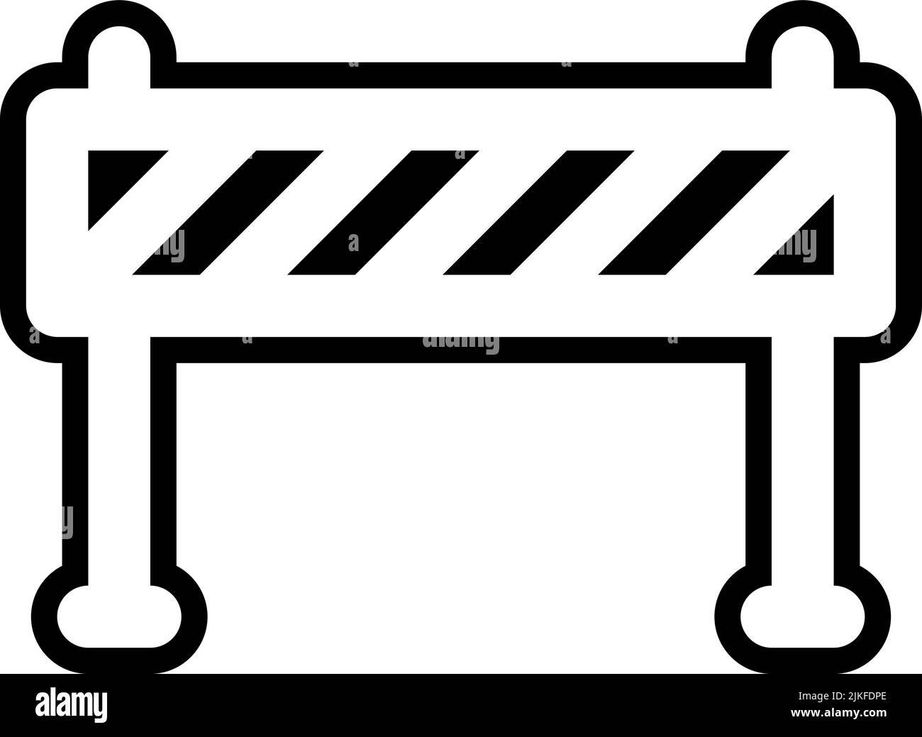 barrier icon black vector illustration Stock Vector Image & Art - Alamy
