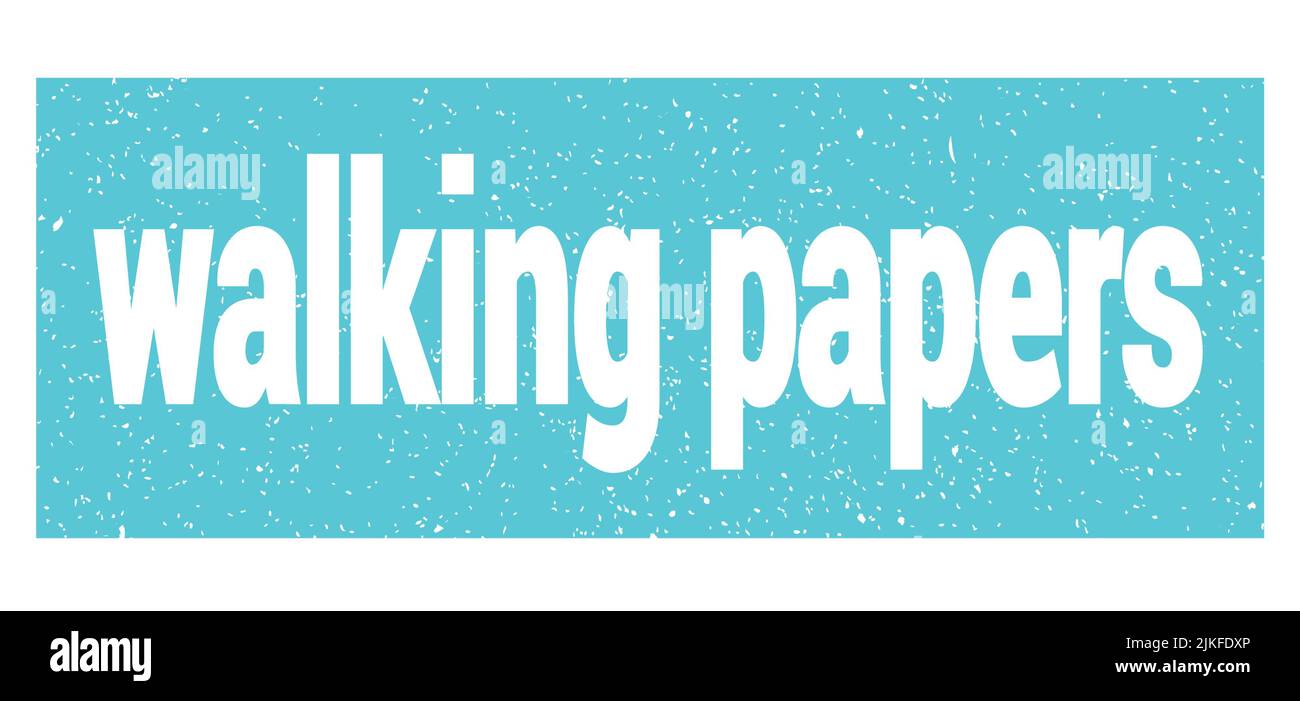 Walking papers Cut Out Stock Images & Pictures - Alamy