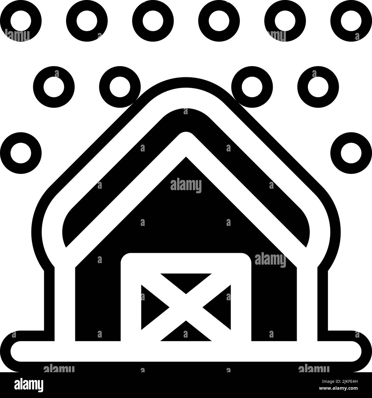 barn icon black vector illustration Stock Vector Image & Art - Alamy