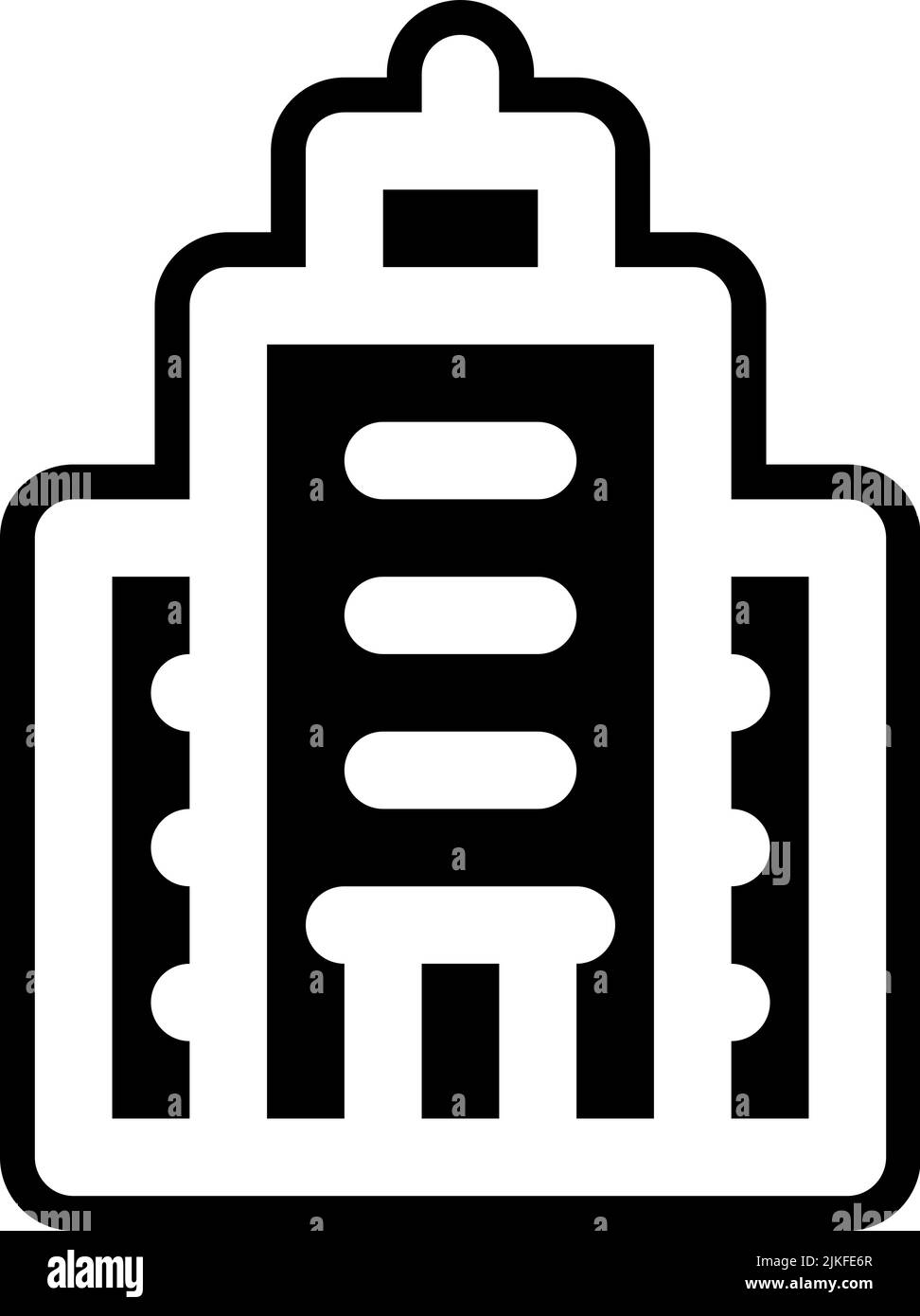 skycraper icon black vector illustration Stock Vector Image & Art - Alamy
