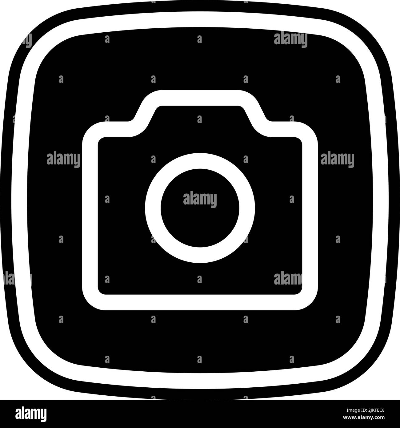 camera icon black vector illustration Stock Vector Image & Art - Alamy