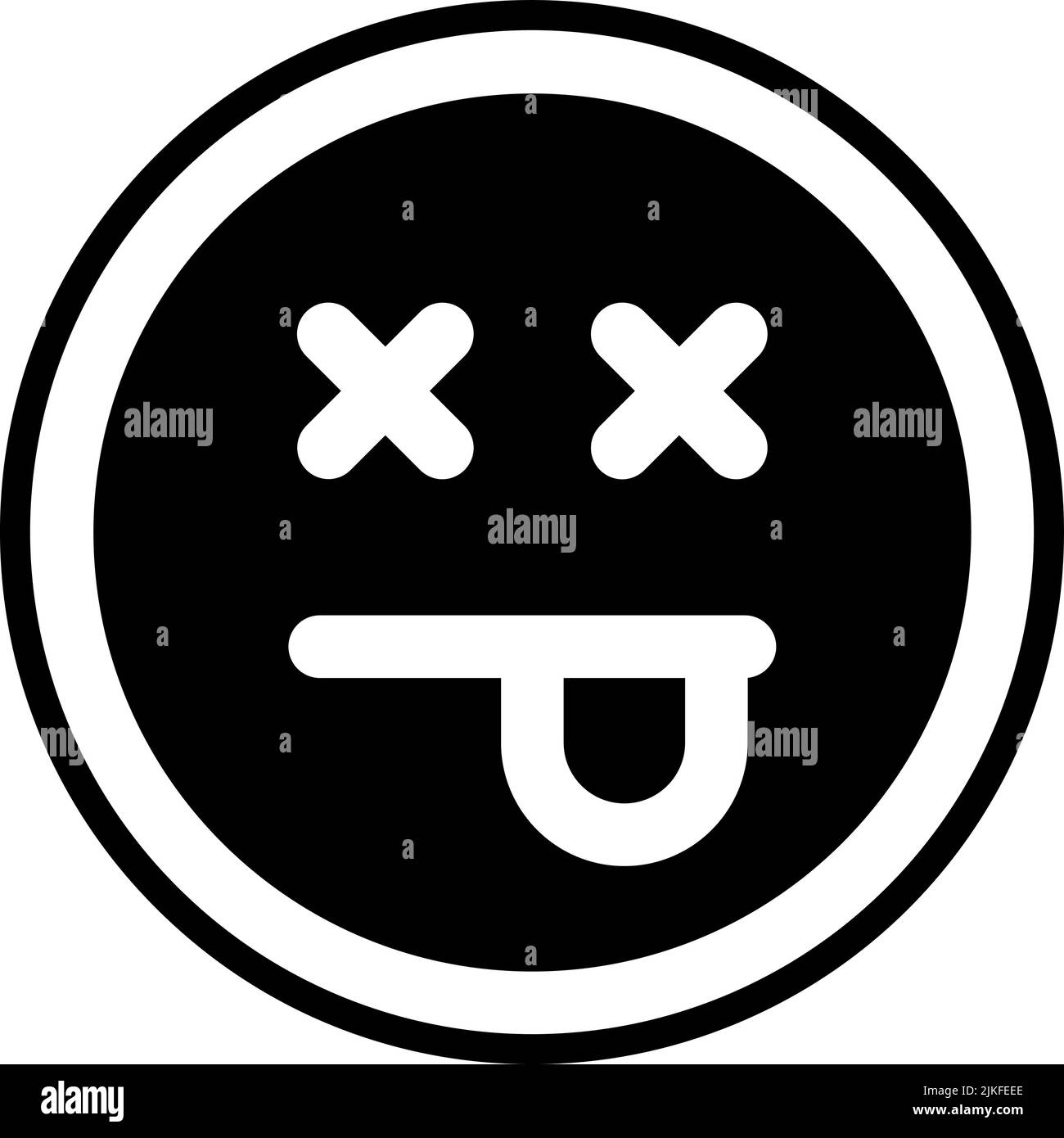 dead icon black vector illustration Stock Vector Image & Art - Alamy