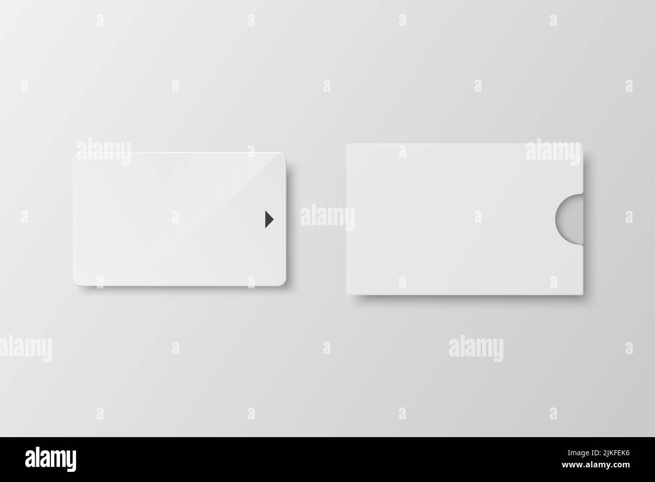 Vector 3d Realistic White Guest Room, Plastic Hotel Apartment Keycard ...