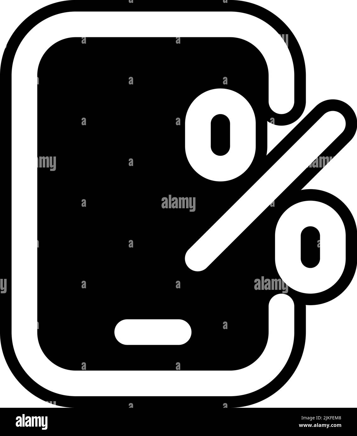 smartphone icon black vector illustration Stock Vector Image & Art - Alamy