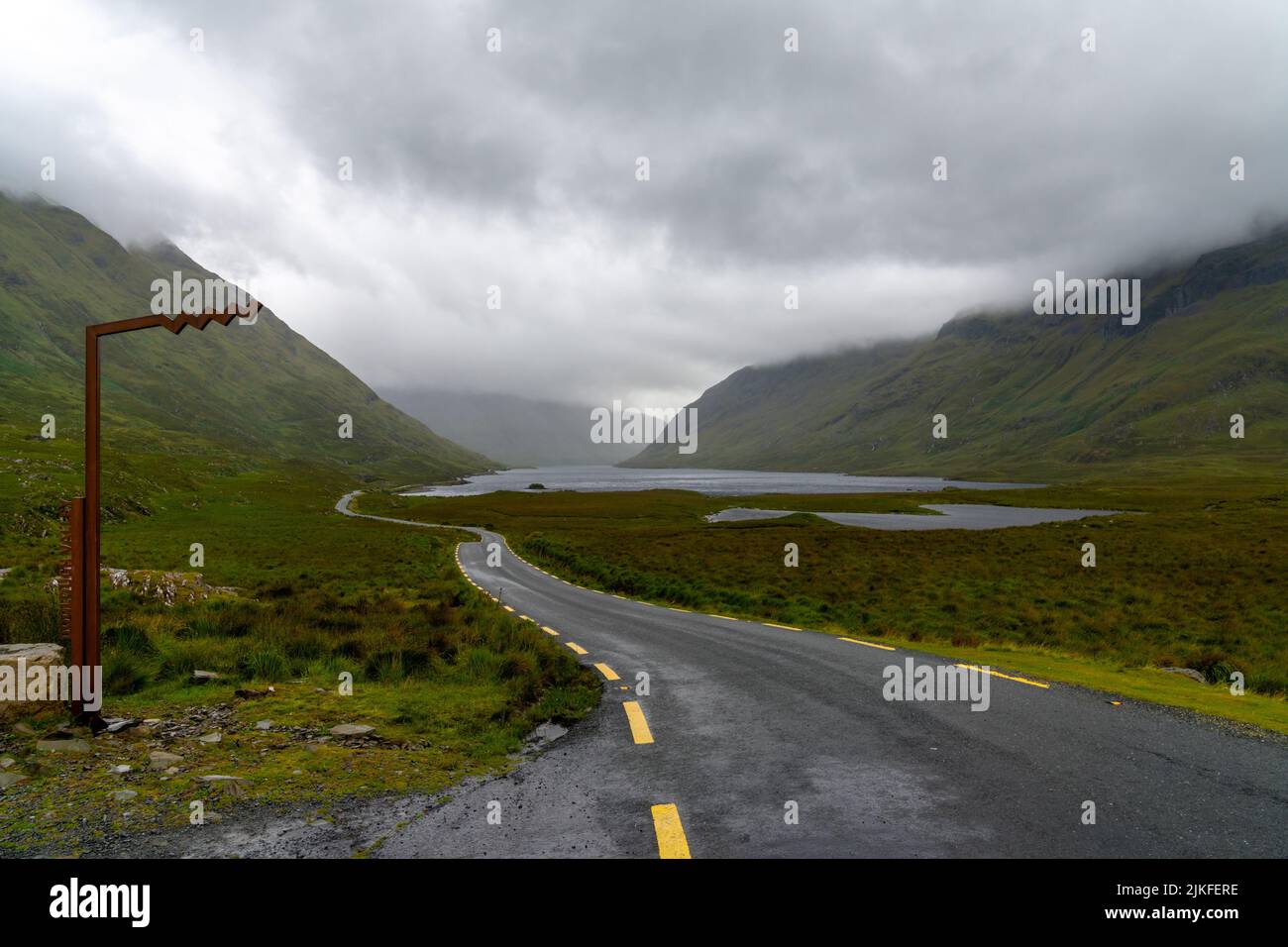 Delphi, Ireland - 24v July, 2022: the Doolough Valley stop on the Wild ...