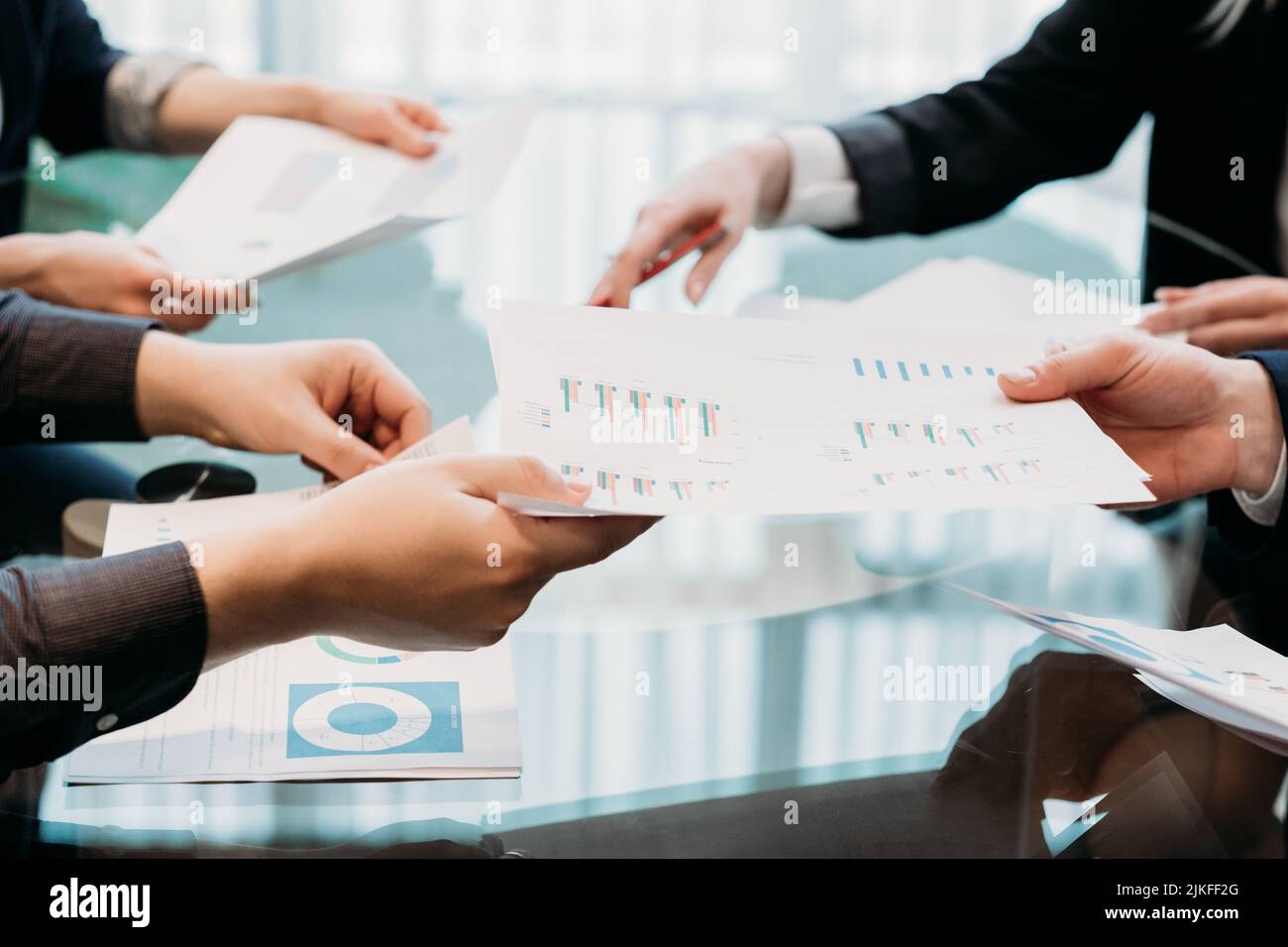 negotiation business partnership talks cooperation Stock Photo - Alamy