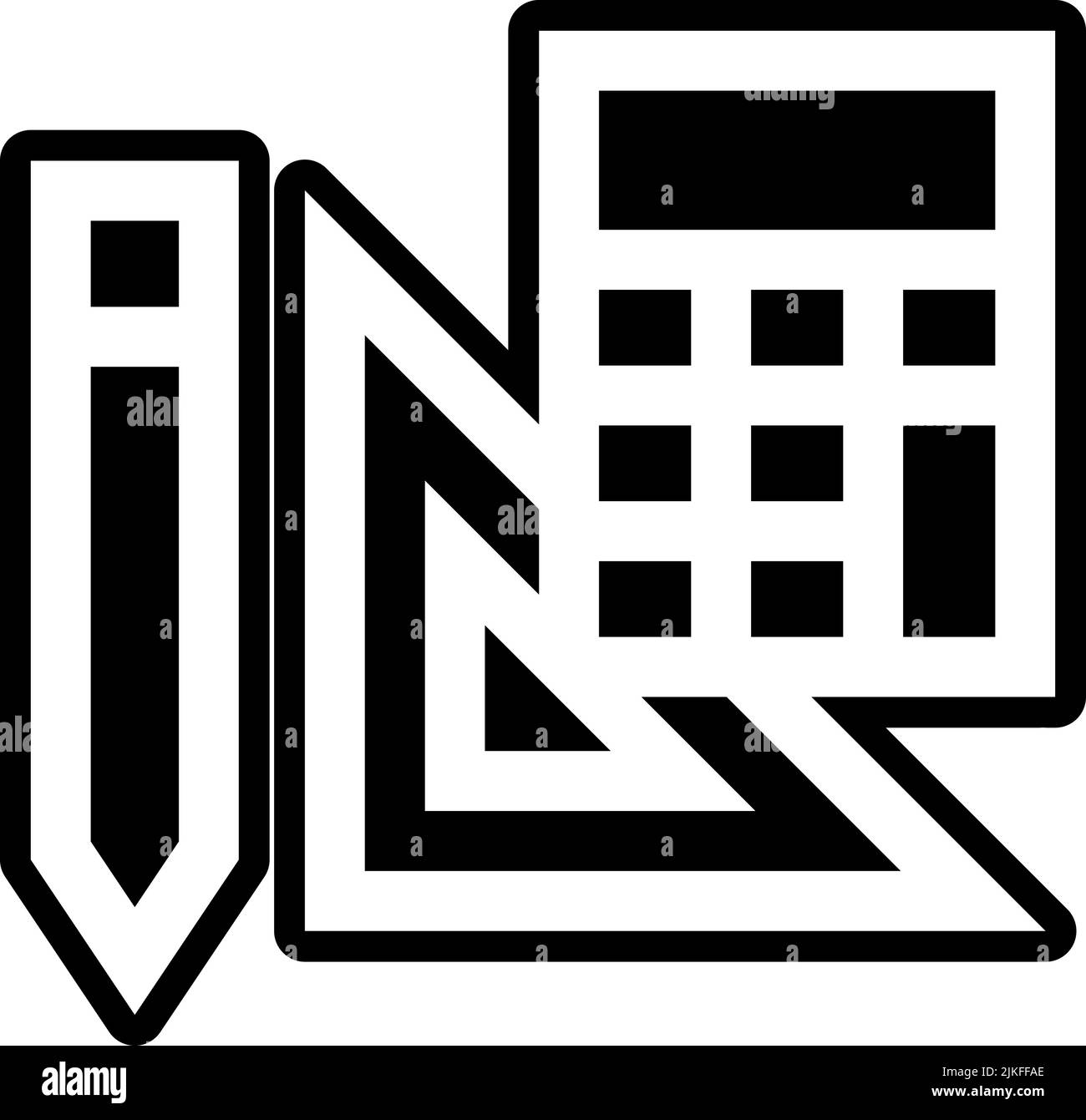 tools icon black vector illustration Stock Vector Image & Art - Alamy