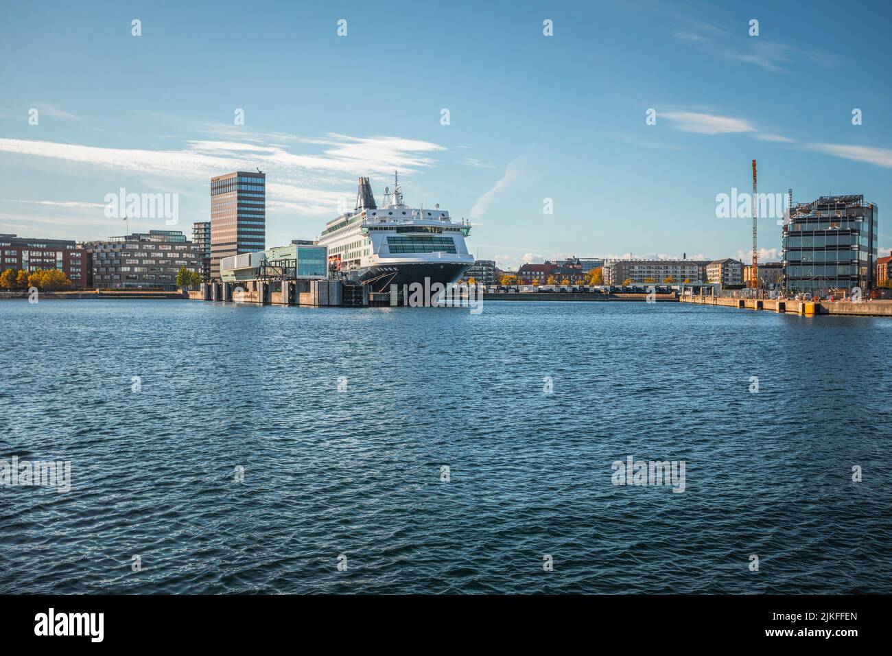Copenhagen Port DFDS Terminal Copenhagen - Oslo ferry Stock Photo - Alamy