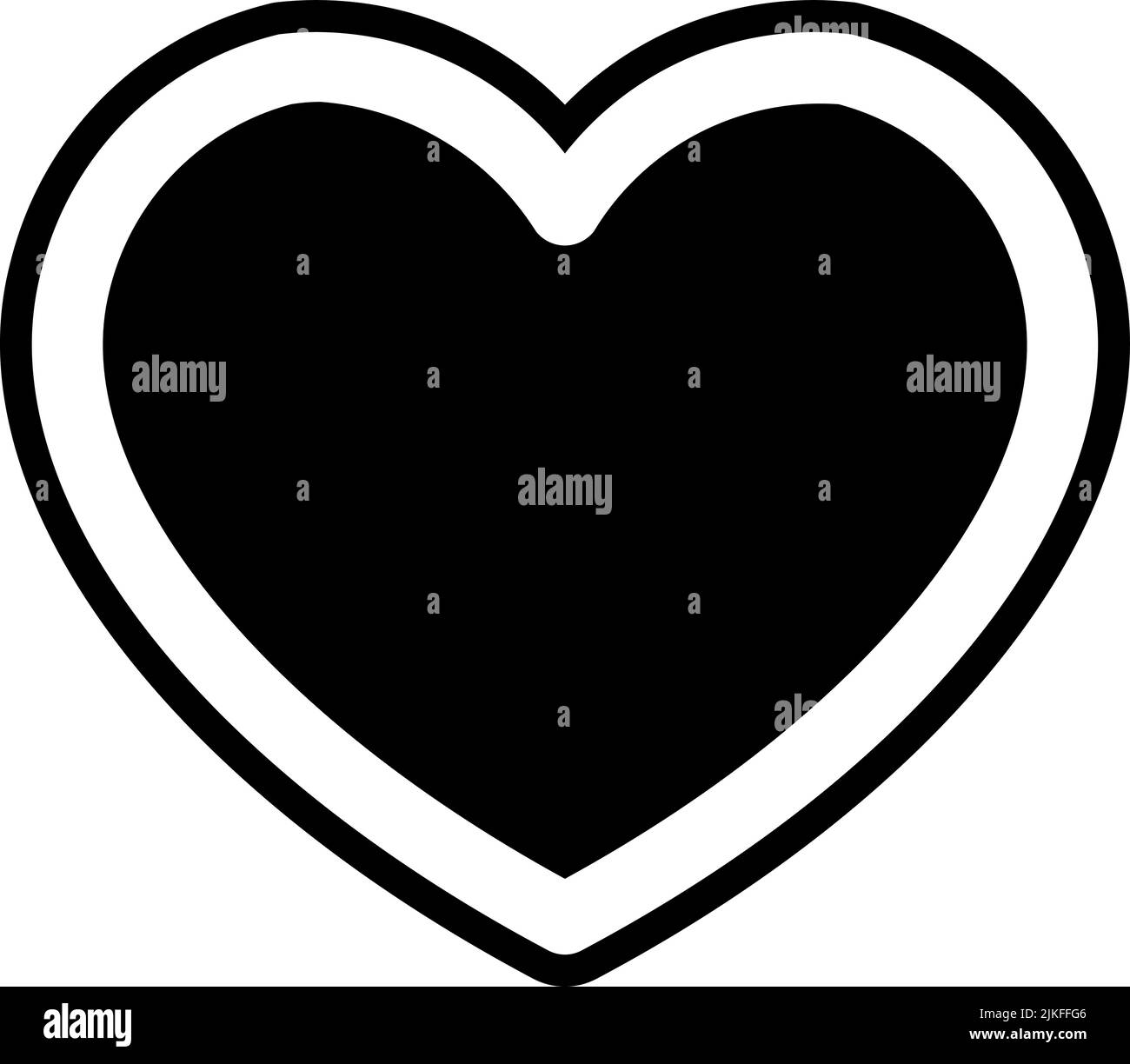 love icon black vector illustration Stock Vector Image & Art - Alamy