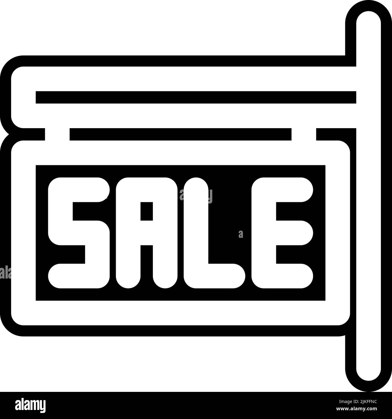 sale icon black vector illustration Stock Vector Image & Art - Alamy