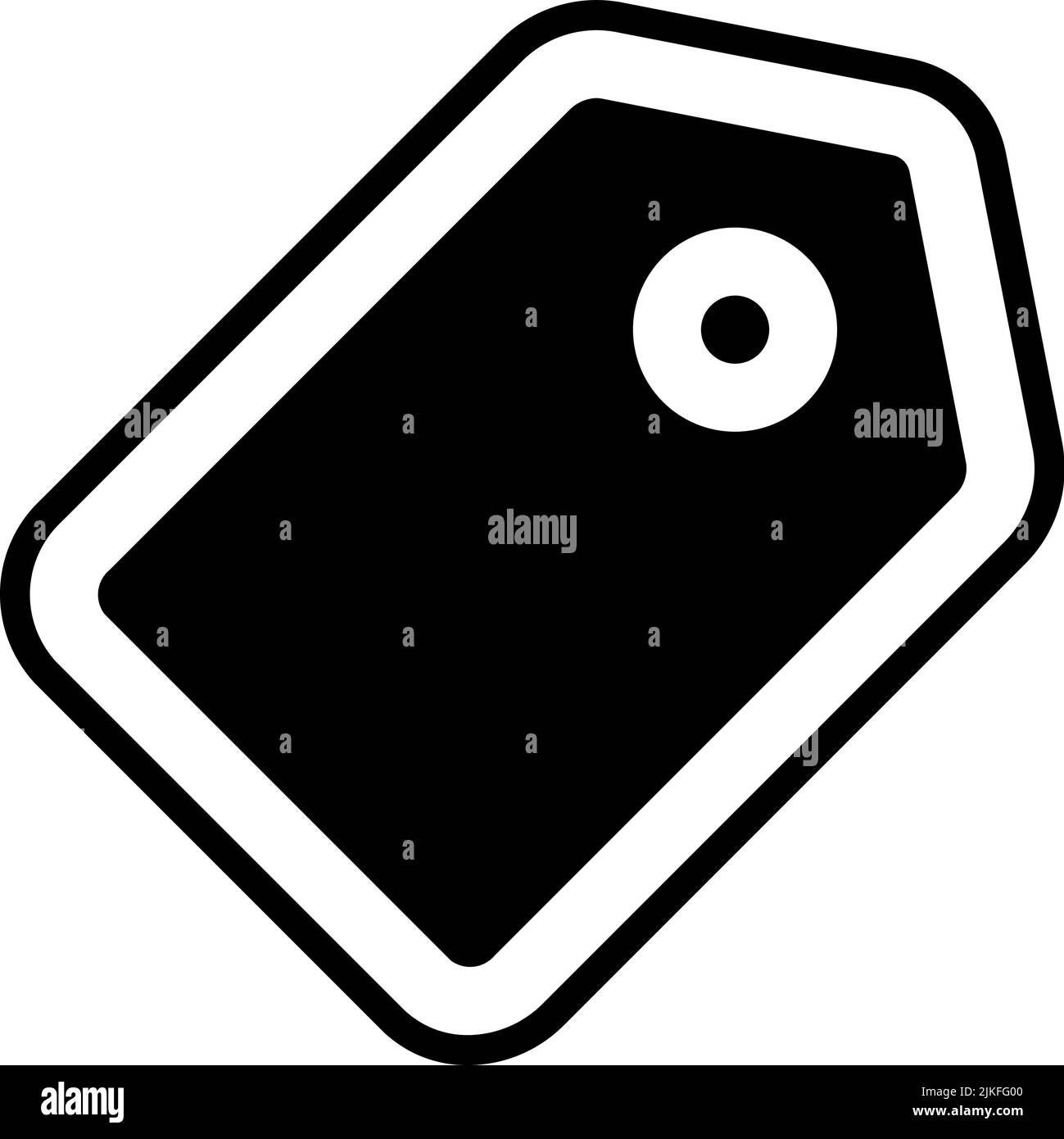 tag icon black vector illustration Stock Vector Image & Art - Alamy