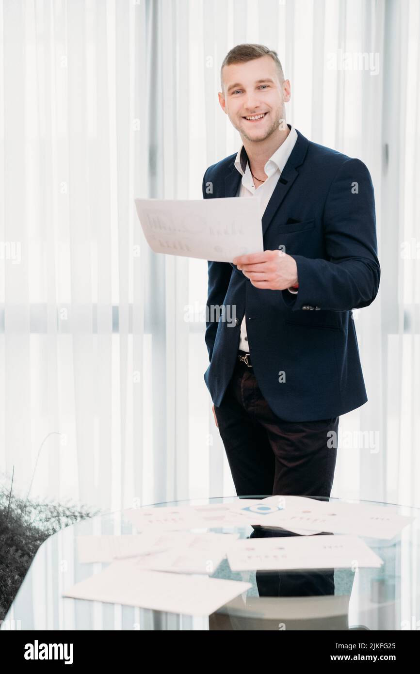 manager company ceo profession job succesful man Stock Photo - Alamy