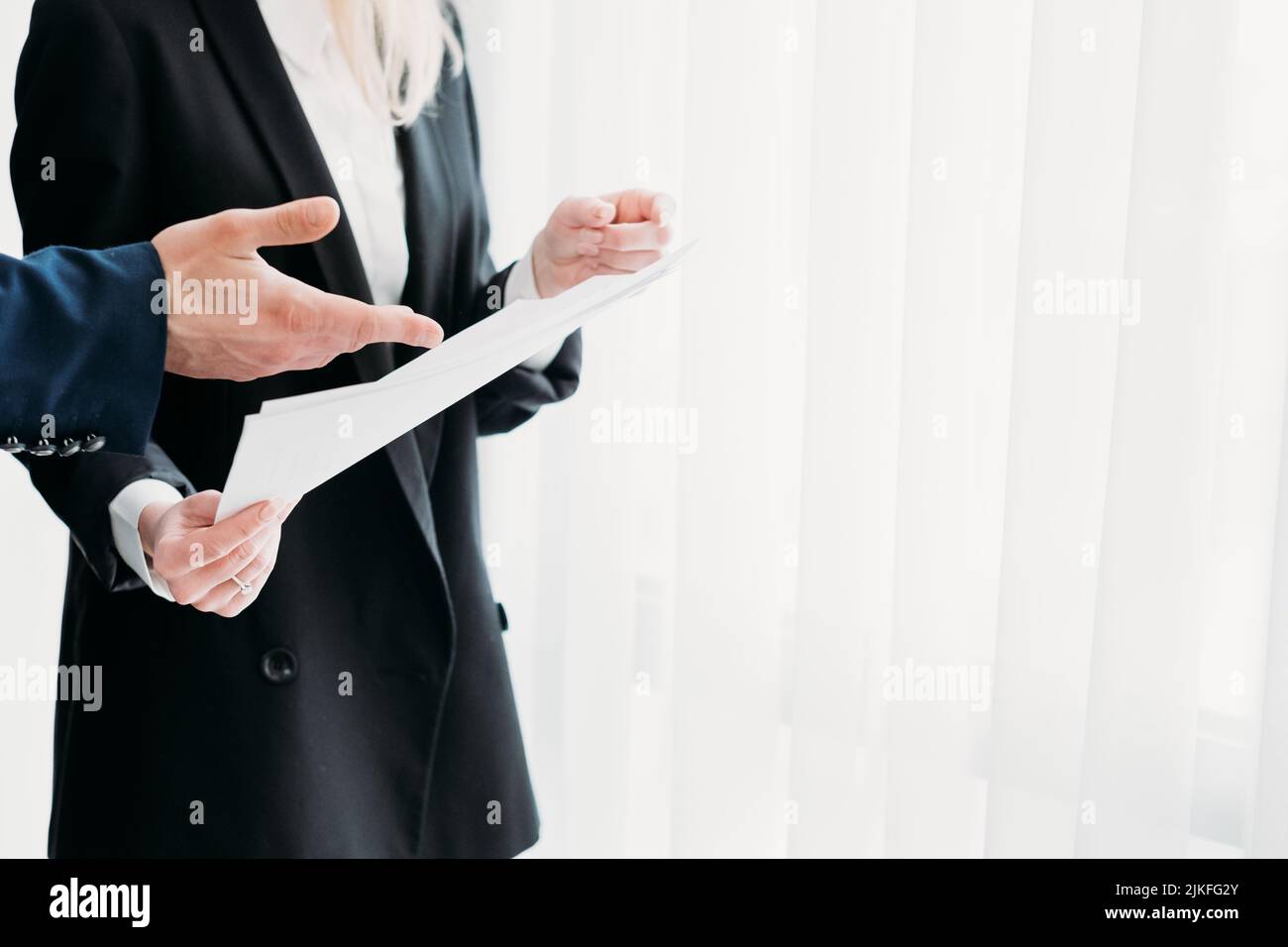 communication interaction business document info Stock Photo - Alamy