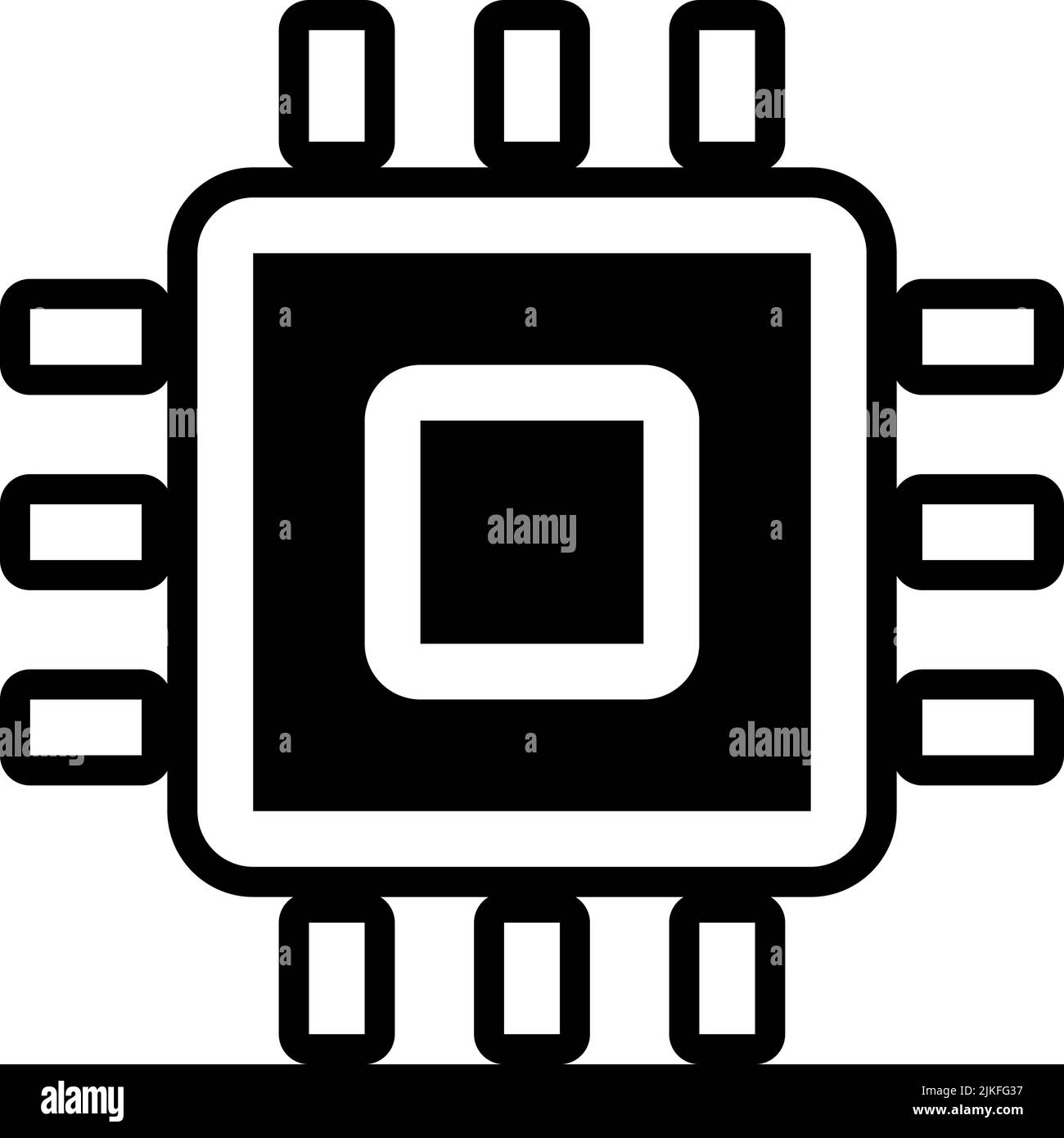 memory icon black vector illustration Stock Vector Image & Art - Alamy