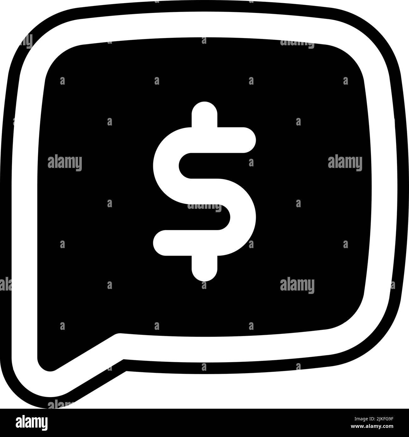 cash icon black vector illustration Stock Vector Image & Art - Alamy