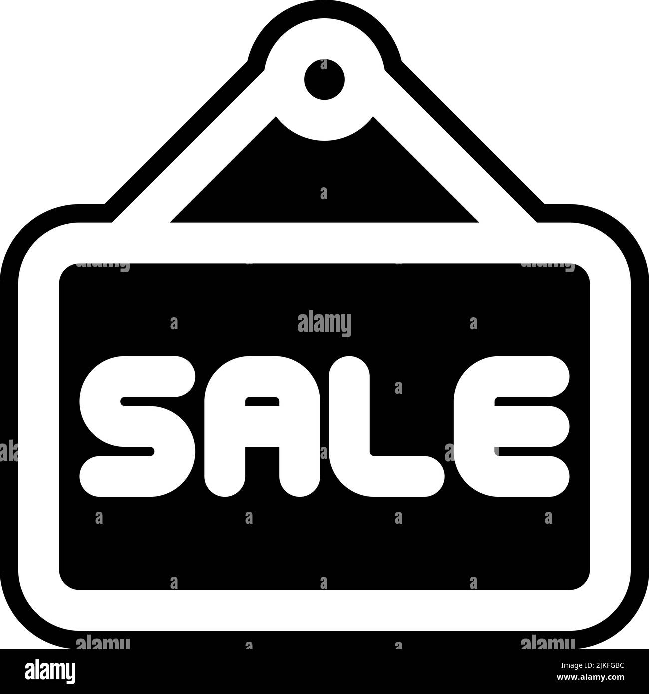for sale icon black vector illustration Stock Vector Image & Art - Alamy
