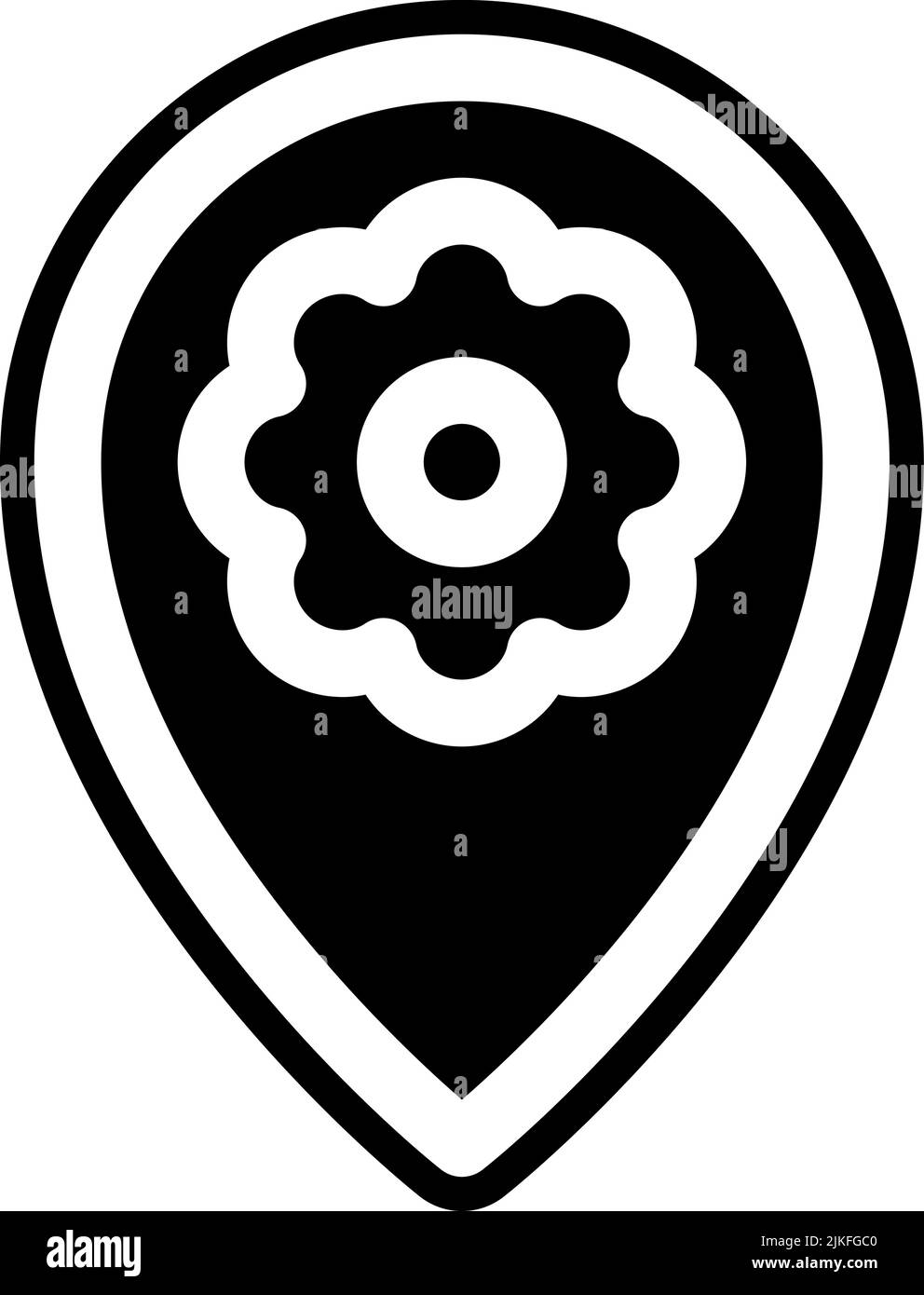 placeholder icon black vector illustration Stock Vector Image & Art - Alamy