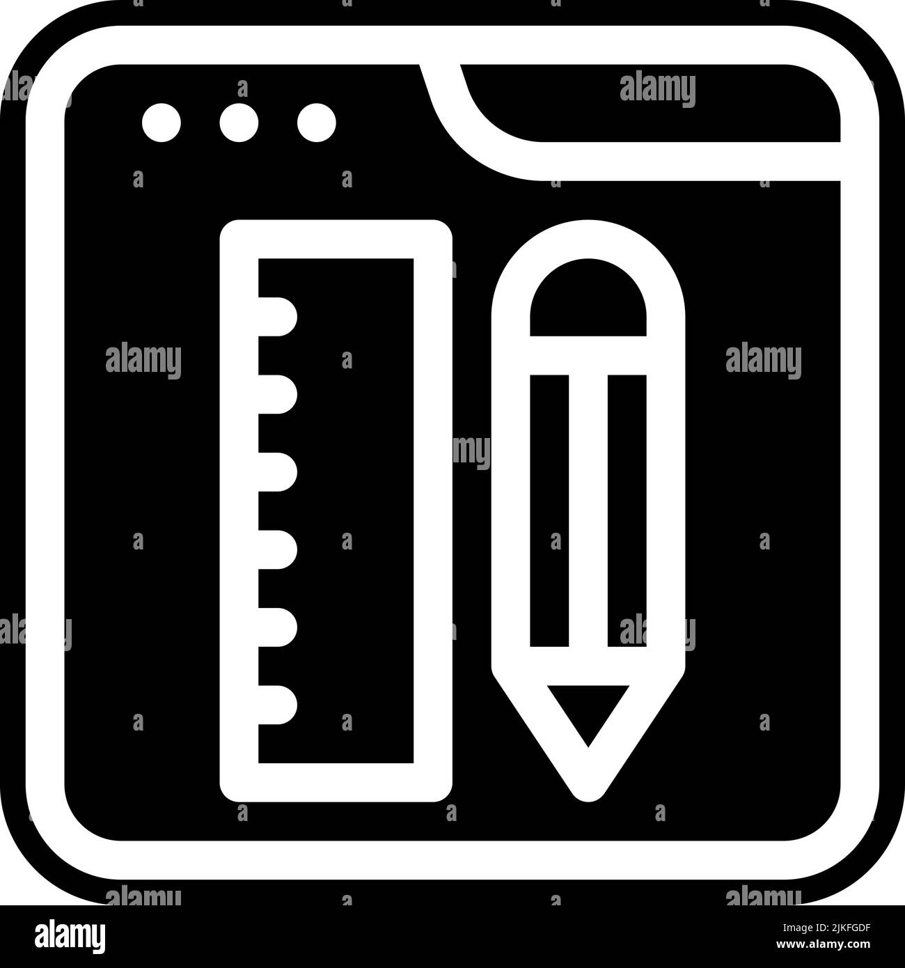 graphic design icon black vector illustration Stock Vector Image & Art ...