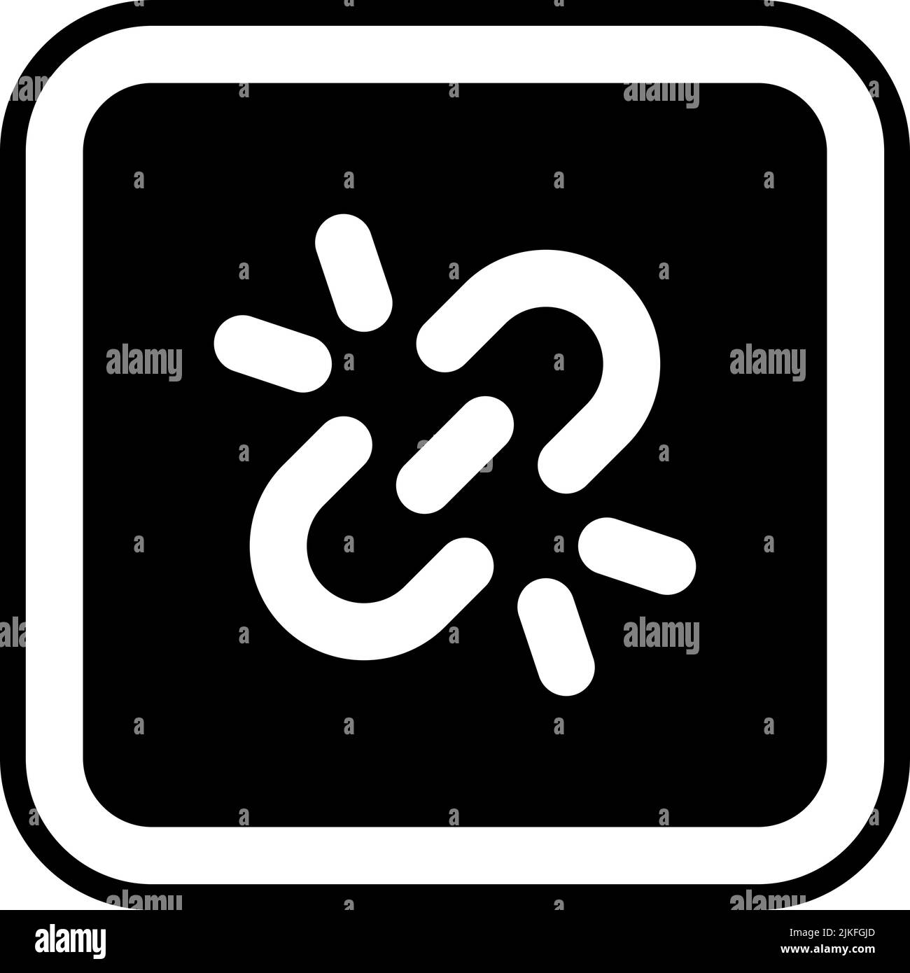 link icon black vector illustration Stock Vector Image & Art - Alamy
