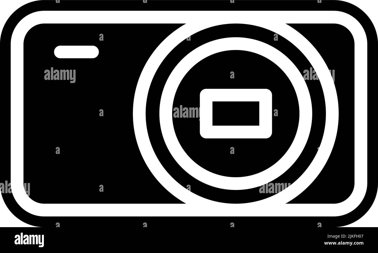 camera icon black vector illustration Stock Vector Image & Art - Alamy