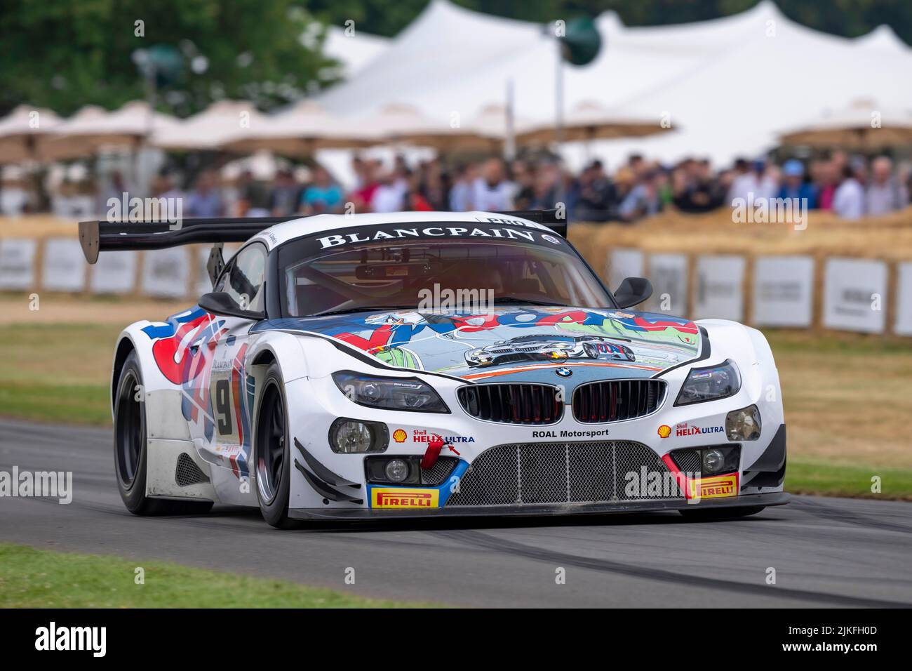BMW Z4 Racing Car driven by Bruno Spengler at the 2022 Goodwood ...