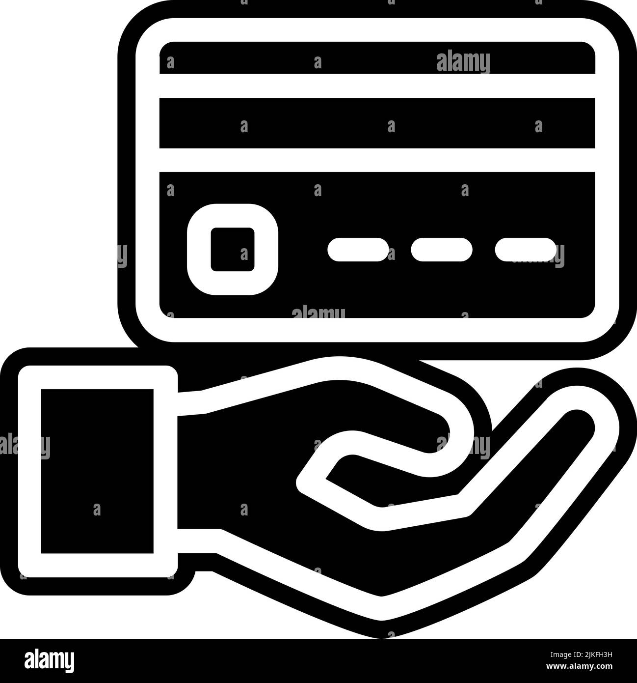 payment icon black vector illustration Stock Vector Image & Art - Alamy