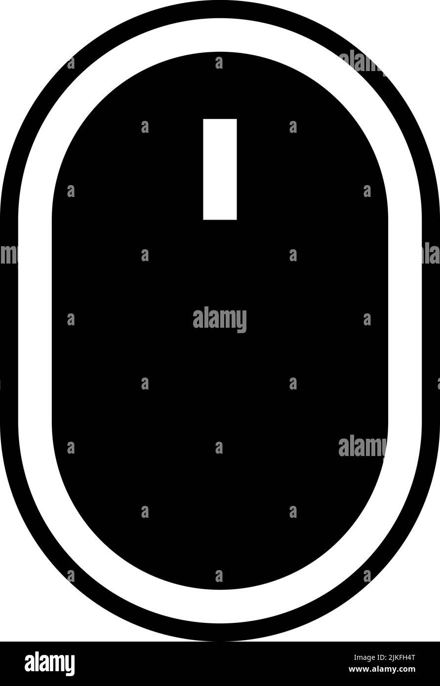 mouse icon black vector illustration Stock Vector Image & Art - Alamy