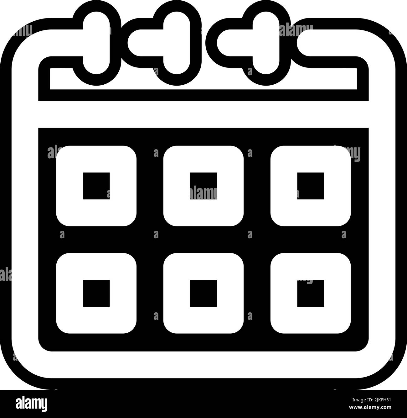 schedule icon black vector illustration Stock Vector Image & Art - Alamy