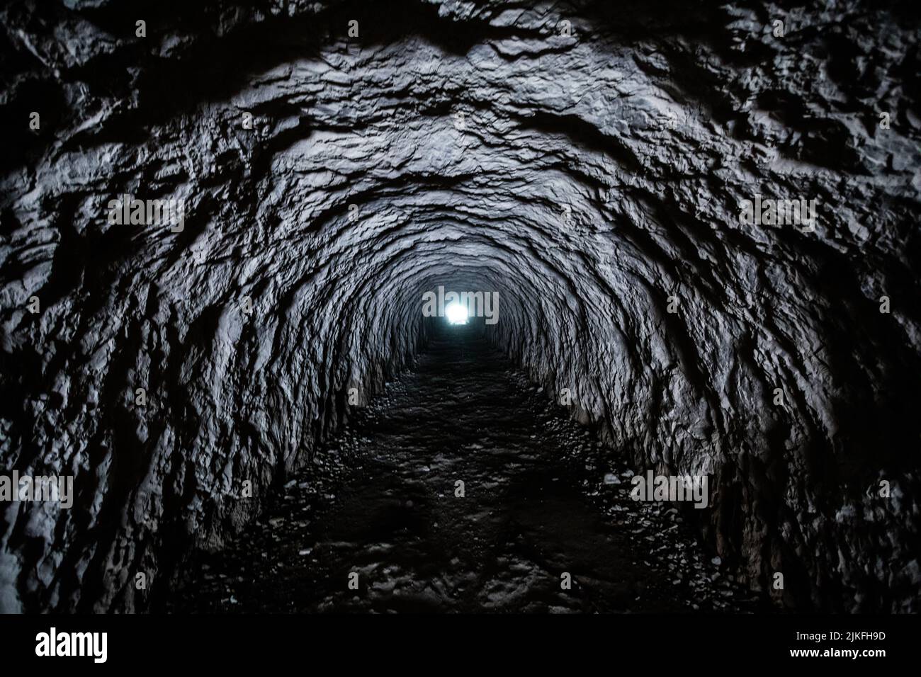 Sentier Blanc-Martel Tunnel Cave Stock Photo - Alamy